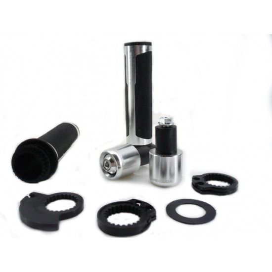 Grips -ITALIAN DESIGN- complete with end caps, for handlebar ...
